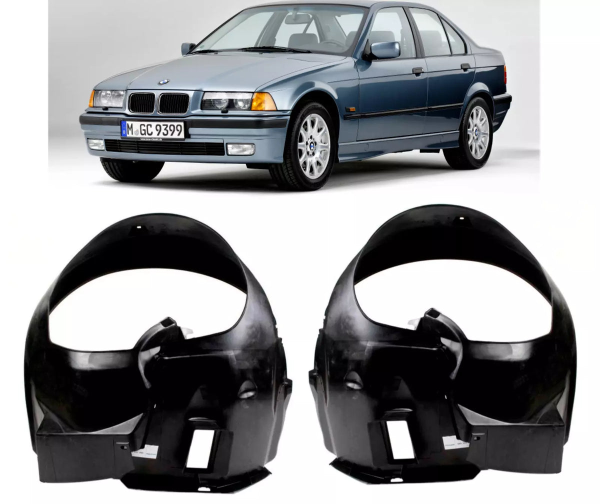 Bmw E36 1992-1999 Compatible Fender Liner Set Front Driver Passenger S ...