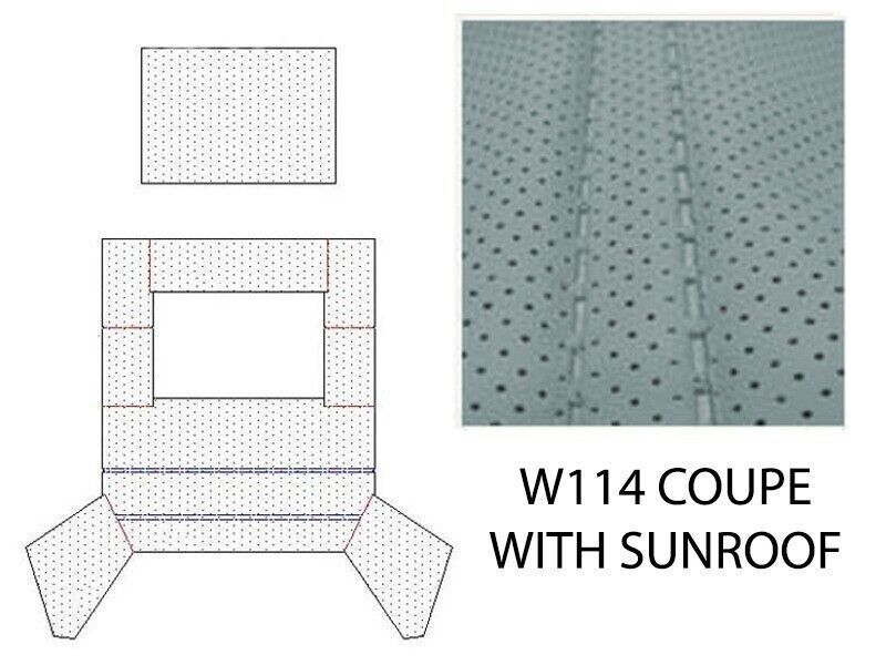 Mercedes C114 W114 Coupe Compatible Roof Ceiling Sky Headliner Without ...