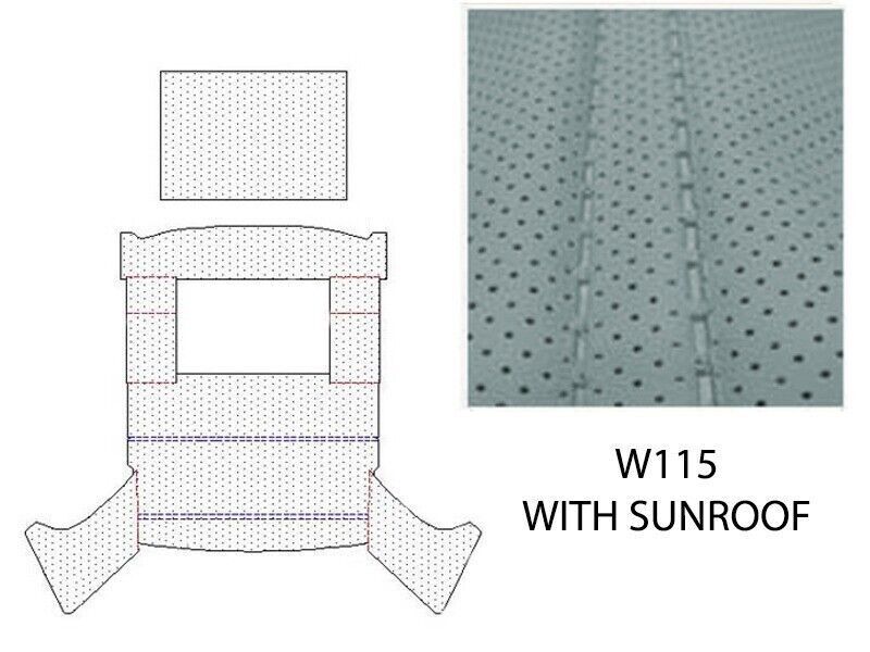 Mercedes W115 W114 Sedan Compatible Roof Ceiling Sky Headliner With Su ...