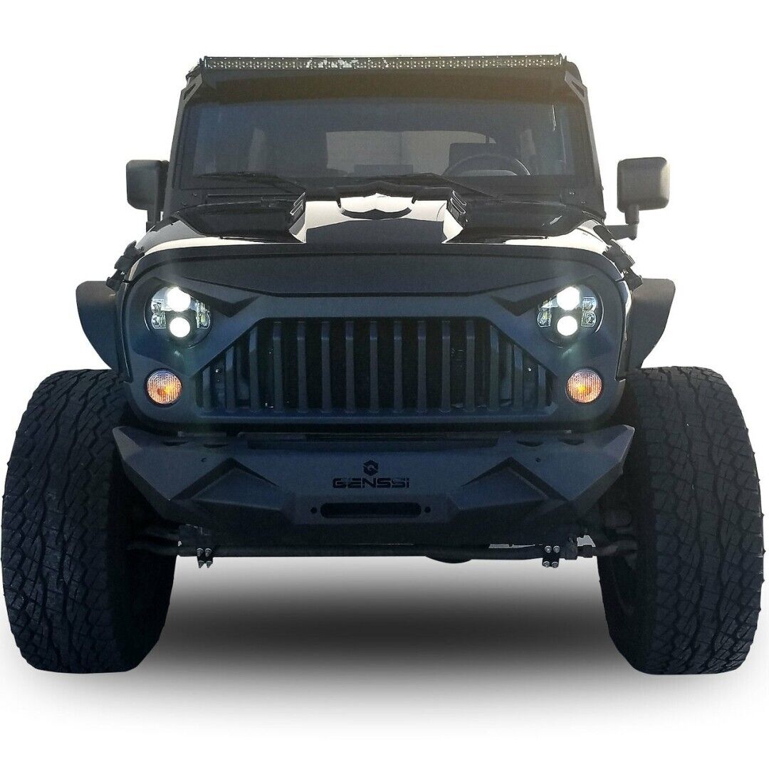 Front Grill Retrofit for Jeep Wrangler JK 2007-2017 – Bamboli LTD