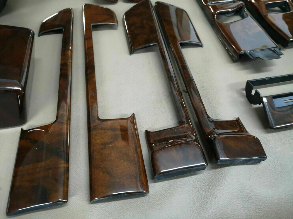 Mercedes W126 500SE 500SEL 280SE Compatible Wood Trim Set Wood Dashboa ...